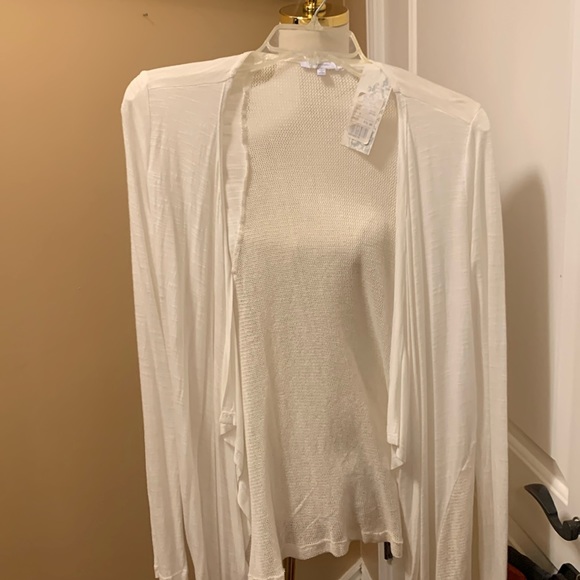 Mystree | Jackets & Coats | Nwt Light Weight Cover Up White Size Large ...